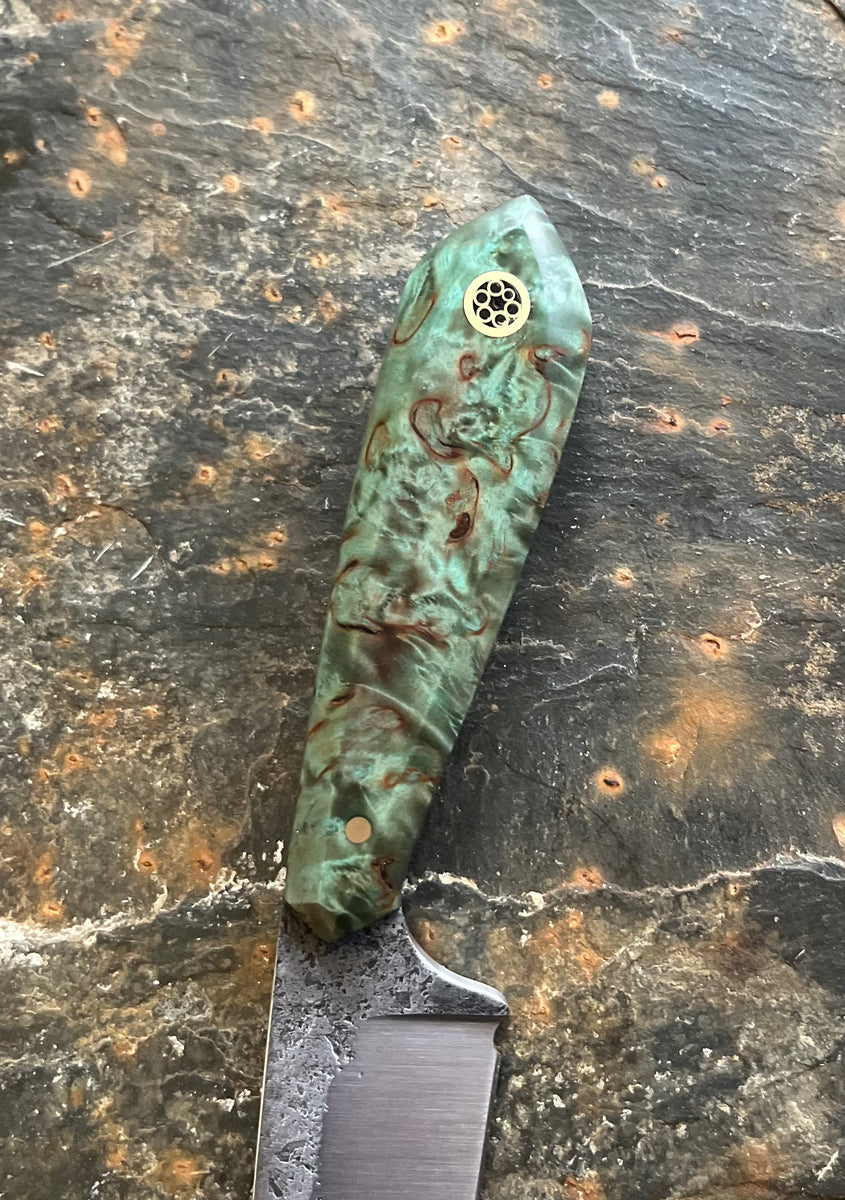 Drop point small hunter/camp knife with pocket sheath – KD Knives